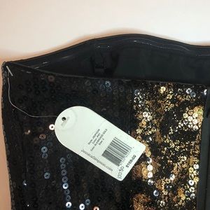 Jessica Simpson | Dresses | Jessica Simpson Dressblack And Gold Sequin ...